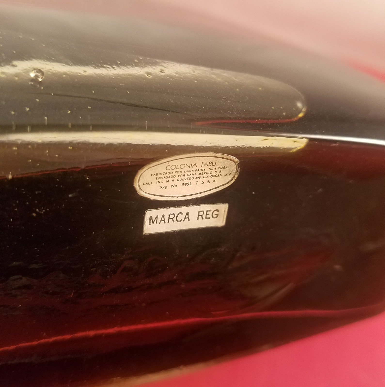 VTG 32oz Lg. TABU COLONIA PARFUM SPLASH MARCA REG BY DANA ( Smells ...