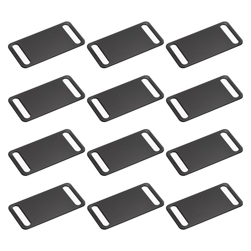 Engraving Metal Blanks, 12pcs Rectangular Label Stamping Blank with ...