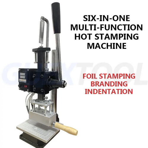 Small desktop heat press machine Embossing hot stamping Heat press ...
