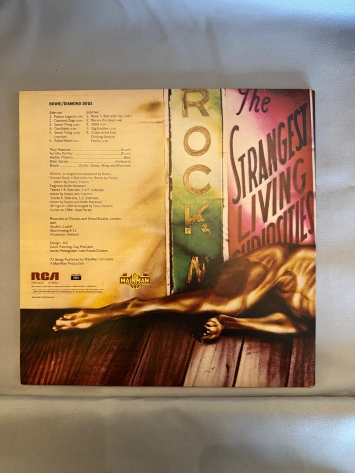 Diamond Dogs album. David Bowie. 1974 Original | eBay UK