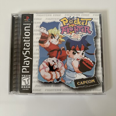 Pocket Fighter (Sony PlayStation 1, 1998) Capcom PS1 Game CIB Complete ...