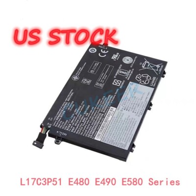 L17C3P51 L17M3P52 Battery ThinkPad SB10K97606 E485 E495 E585 Series ...