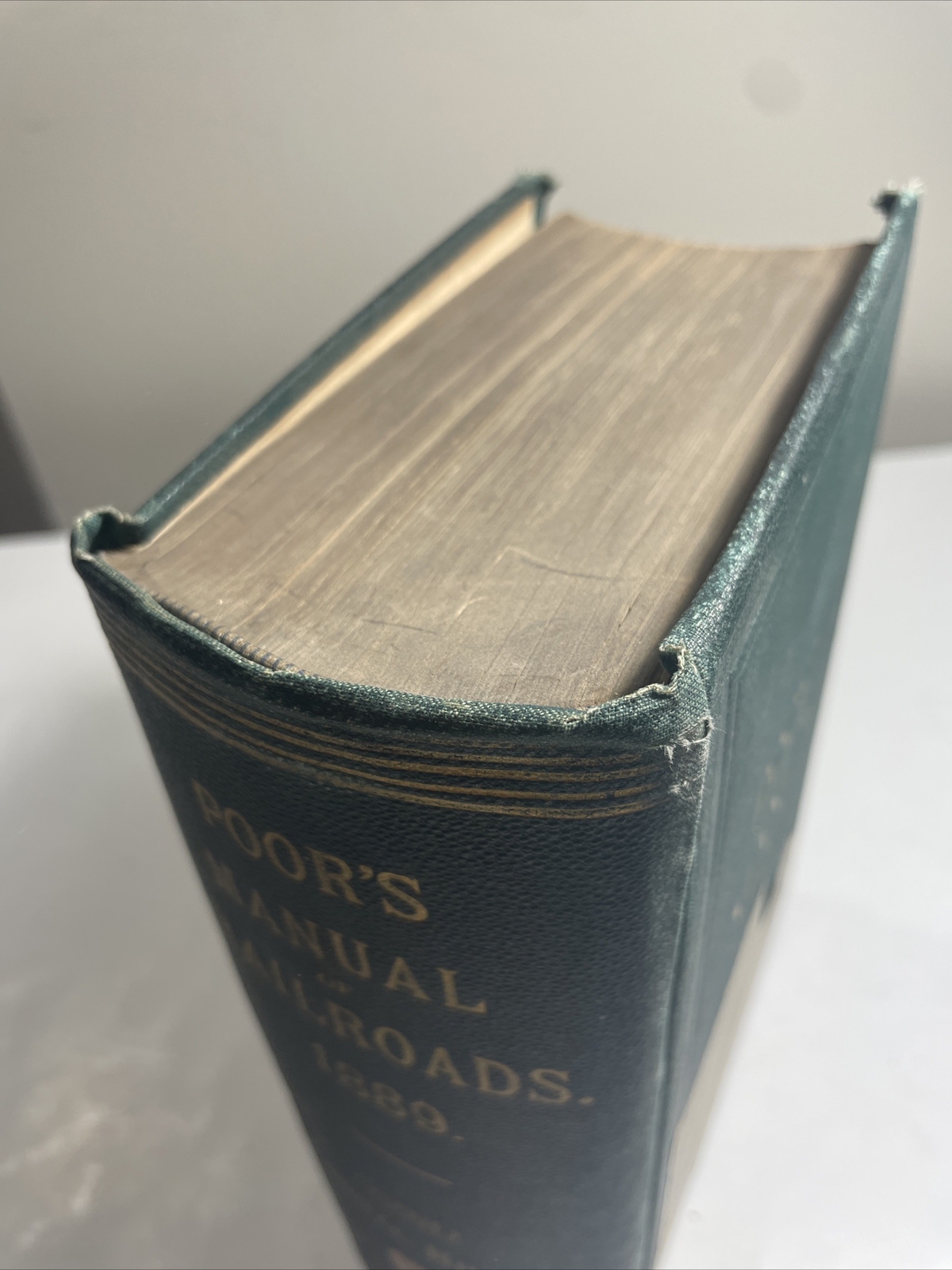 Poor's Manual of Railroads: 1889, 22nd, Henry V. Poor, HC, original ...