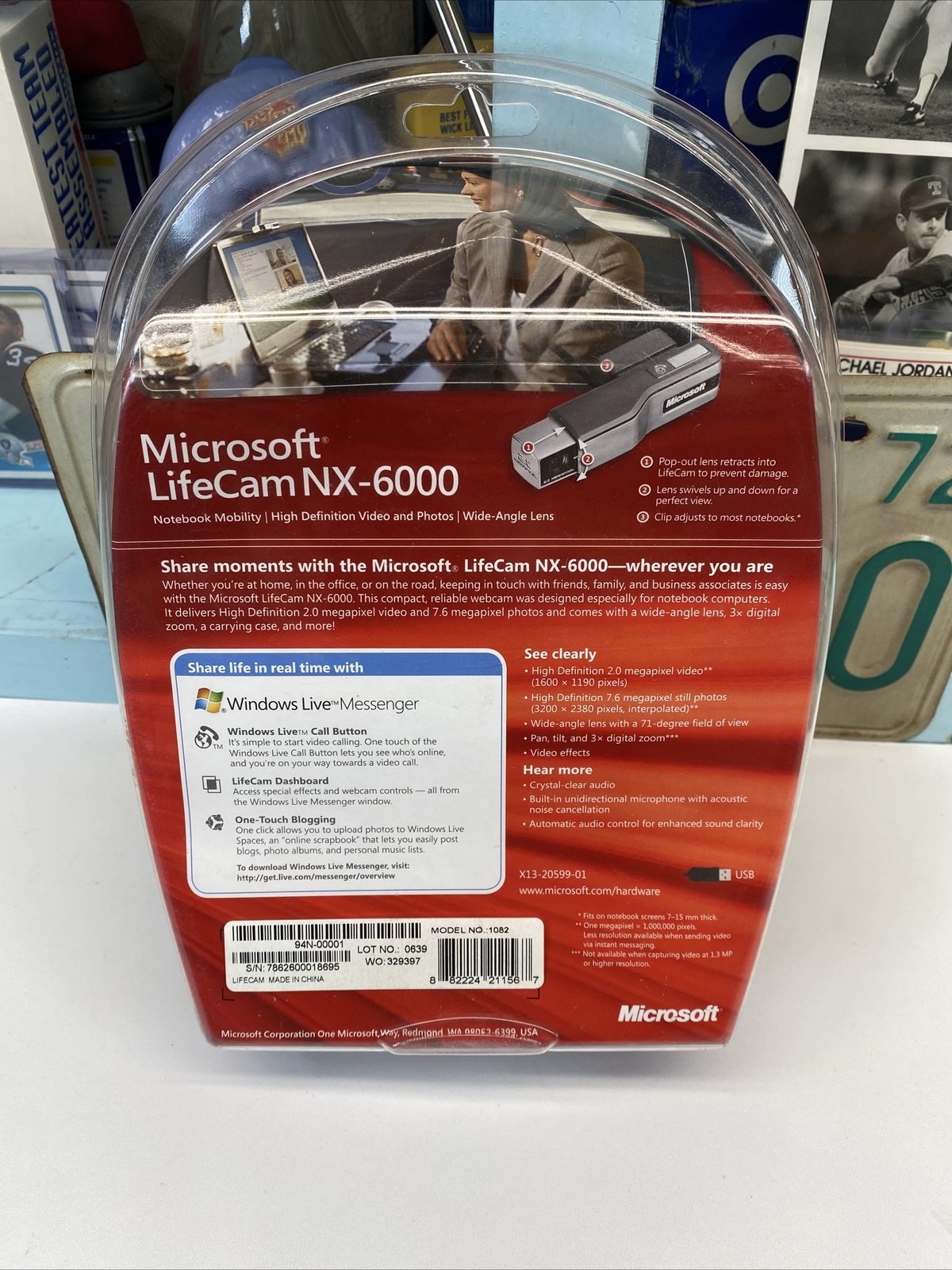 NEW MICROSOFT LIFECAM NX-6000 - SEALED NEW IN PACKAGE!! 882224211567| eBay