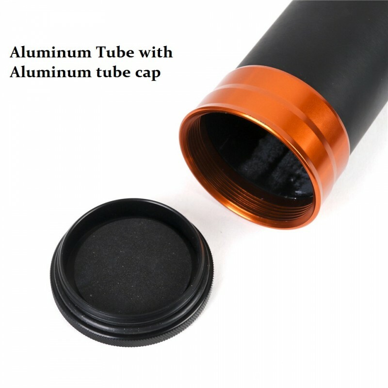 Maxcatch Carbon Fiber Rod Tube Case with Aluminum Cap – fits Any 9ft ...