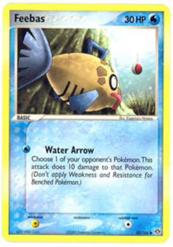 1x Feebas - 50/106 - Common EX Emerald Pokemon Near Mint | eBay