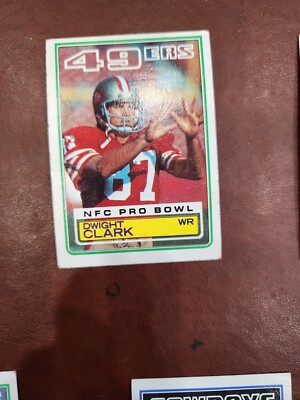 1983 Topps #164 PB Dwight Clark San Francisco 49ers PB Football card | eBay