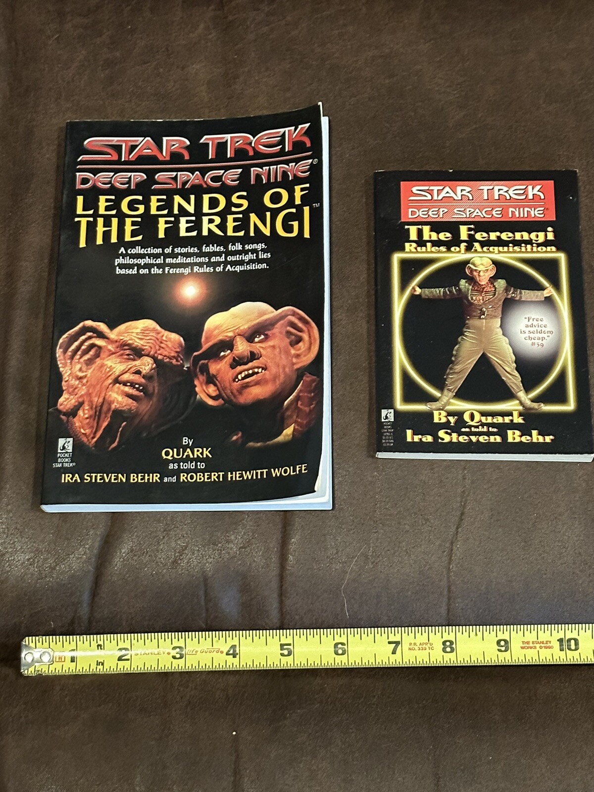 Star Trek LOT(3) Legends & Rules of Aquisition of the FERENGI (Quark ...