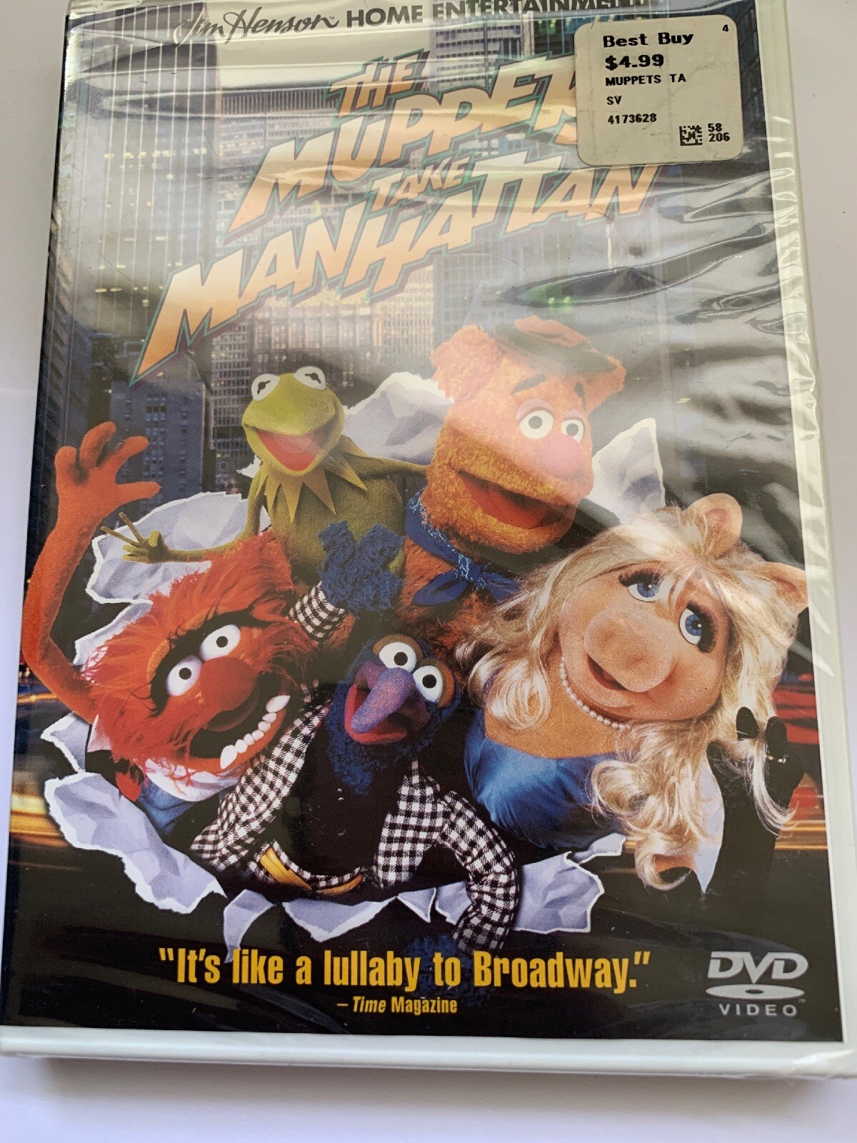 The Muppets Take Manhattan (DVD, 2001) Jim Henson Kermit Miss Piggy NEW ...