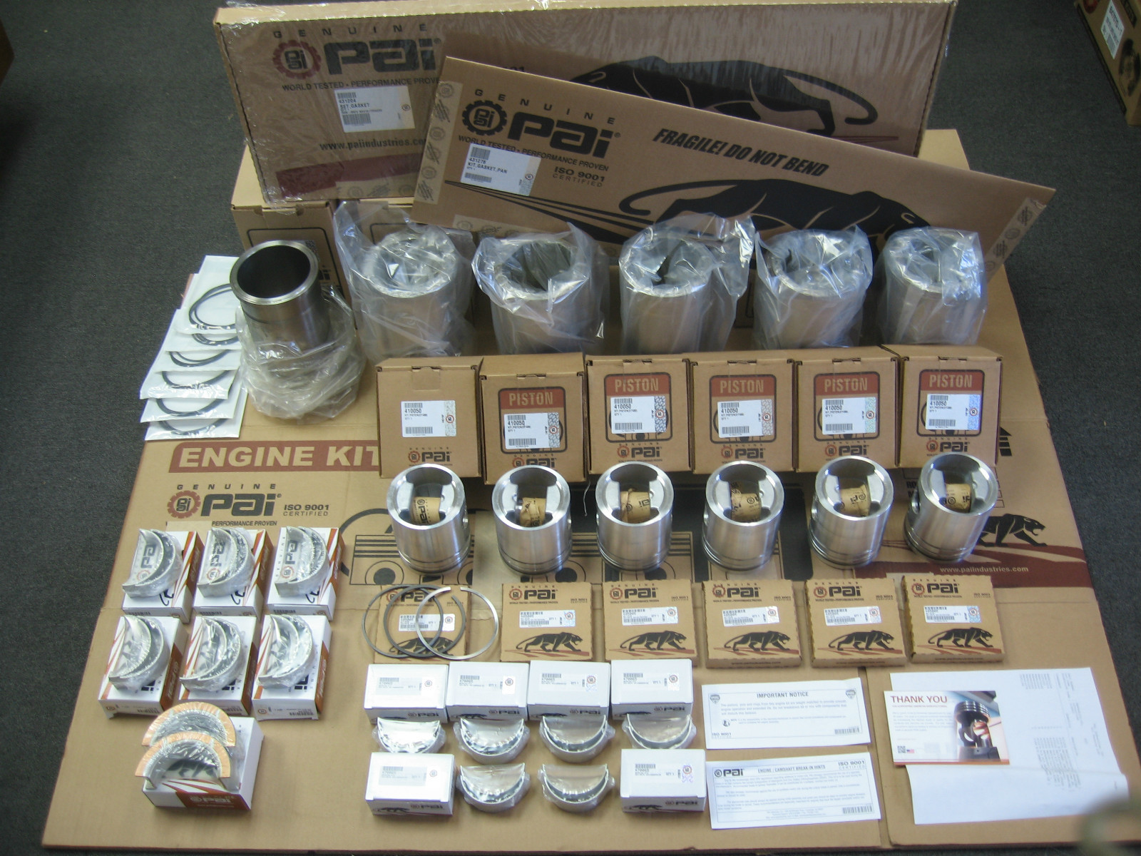 Inframe Engine Overhaul Rebuild Kit for International DT466 to '93 ...