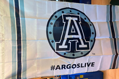 CFL Football Toronto Argos Argonauts Flag 5 feet by 3 Feet New | eBay