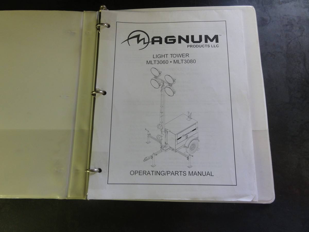 Magnum Light Tower Parts Manual | Shelly Lighting