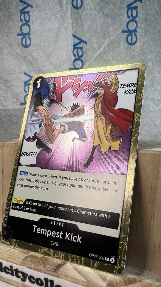 2024 ONE PIECE 500 YEARS IN THE FUTURE TEMPEST KICK OP07-096 (R) RARE ...