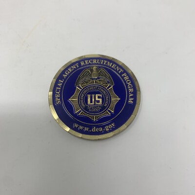 DEA Challenge Coin Drug Enforcement Administration Special Agent ...