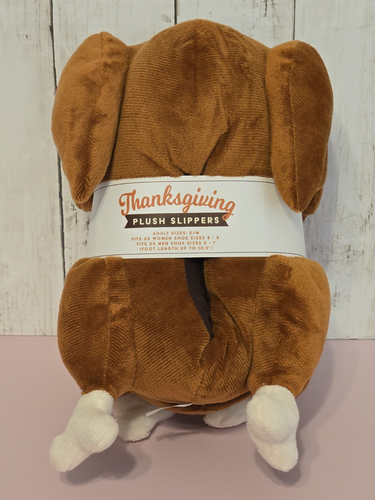 2025 Target Bullseye Thanksgiving Turkey Slippers Adult Size S/M Mens ...