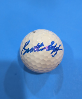 SCOTTIE SCHEFFLER SIGNED AUTOGRAPHED GOLF BALL W/DIAPLAY CUBE COA ...