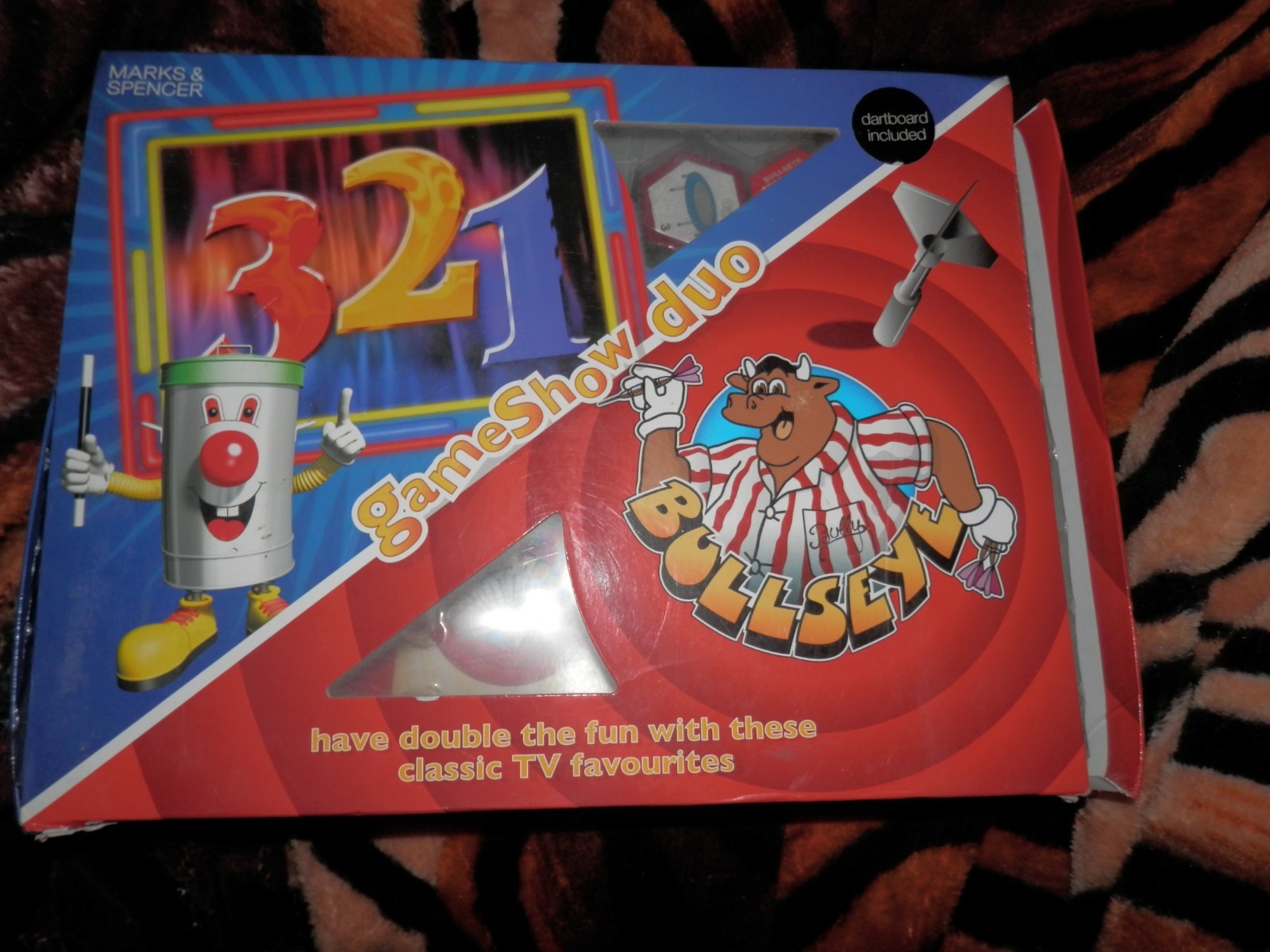 Game Show Duo Bullseye 321 TV Board Game M&S | eBay UK