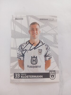 Signierte AK Simon Klostermann SSV Ulm NEU | eBay.de
