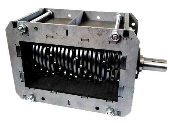 SHREDDER FULLY BUILT - 21 x 5MM 3 BLADE ROTATING SHEAR CUTS PLUS 6MM ...