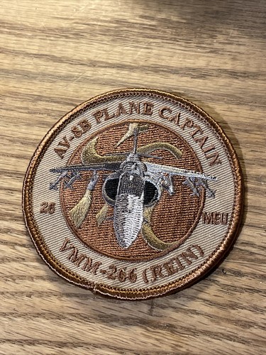 AV-8B Harrier II Aircraft Captain VMM-266 REIN Patch Logo Rare 3” 26 ...