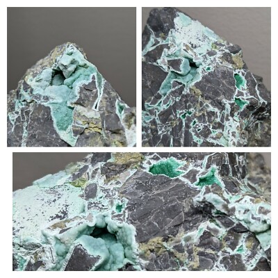 RARE DE LINDE VARISCITE PLANERITE DRUZY 1960 Old Stock Arkansas Mineral ...