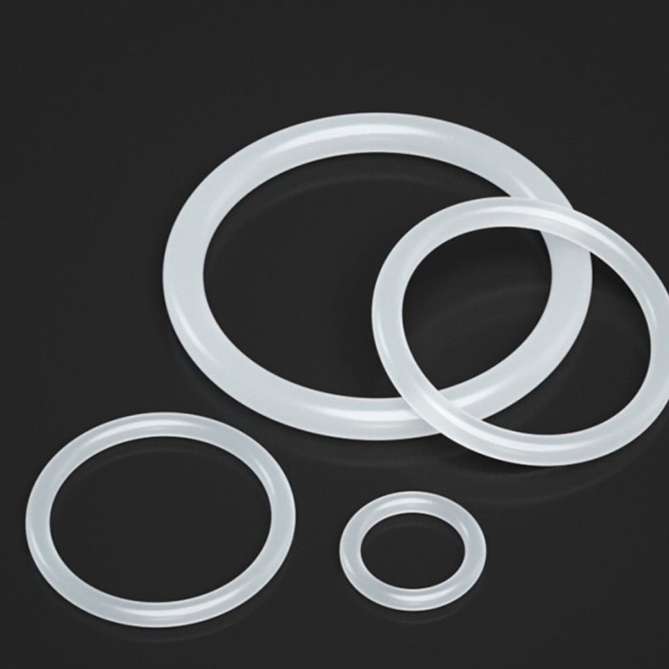 Food Grade O-ring Clear Silicone Rubber O Rings 1.5mm Cross Section 1.5 ...