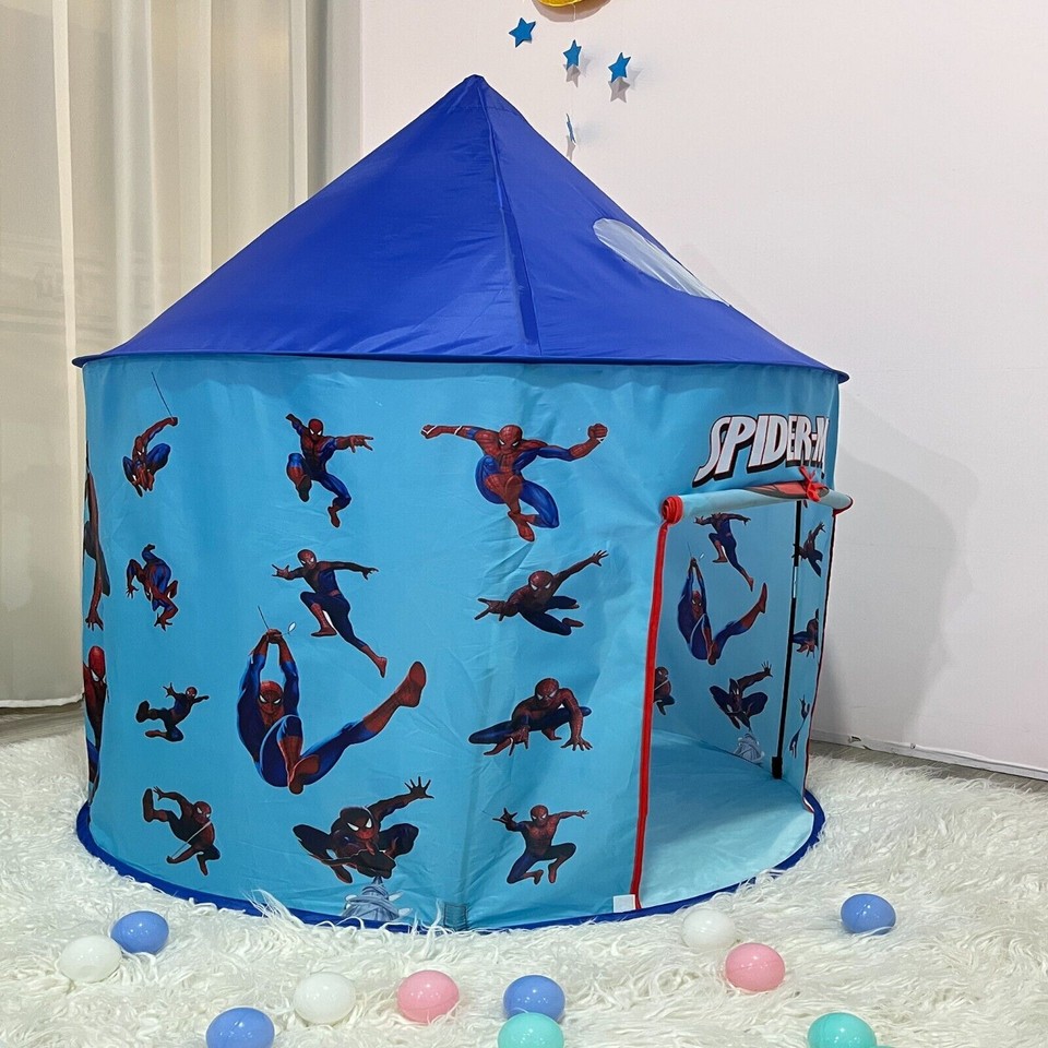 Play Tent for Kids ~ Spiderman Avengers ~ Superheroes Foldable Pop-Up ...