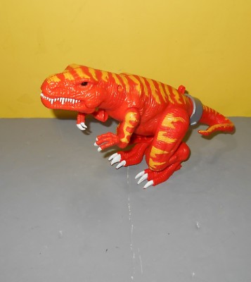 Electronic Roaring Allosaurus Dinosaur Orange & Red Flames Action ...