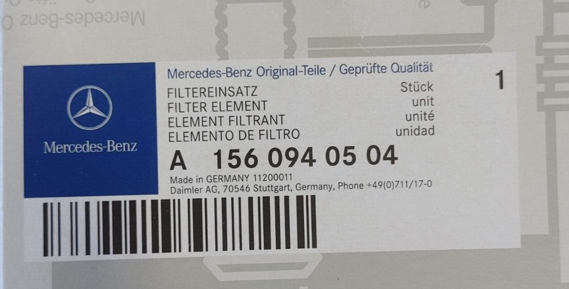 NEW Genuine OEM Mercedes-Benz ML W164 Air Filter Kit A1560940504 | eBay