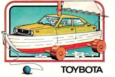 1976 Wonderbread Crazy Cars Toybota Toyota Trading Card | eBay