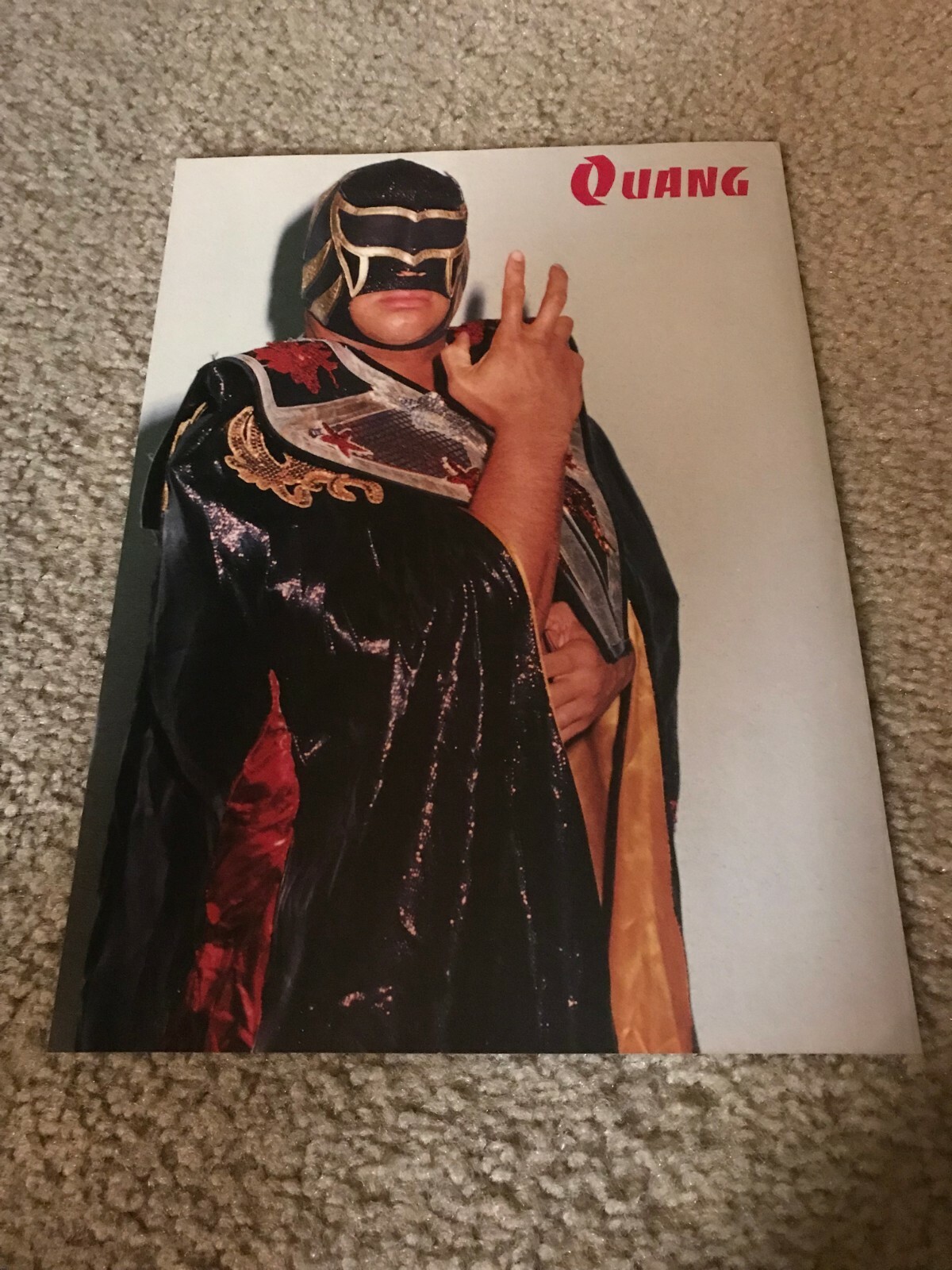 Vintage QUANG KWANG WWF Wrestling Pinup Photo 1990s WCW 1995 SAVIO VEGA ...