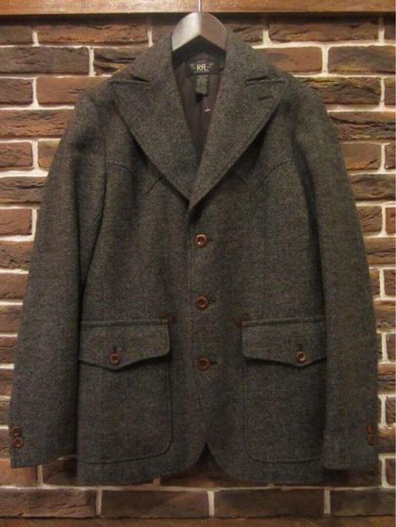 RRL WARREN JACKET TOMBSTONE Tailored Tweed Jacket Bro… - Gem
