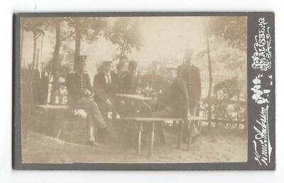1880s Swedish soldiers, outdoors, Halsberg, Sweden, CDV photo small ...
