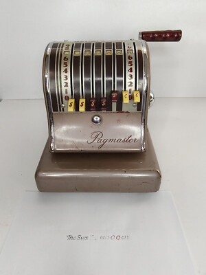 PAYMASTER Manual Cashier Check or Money Order Printer Mechanical Check ...