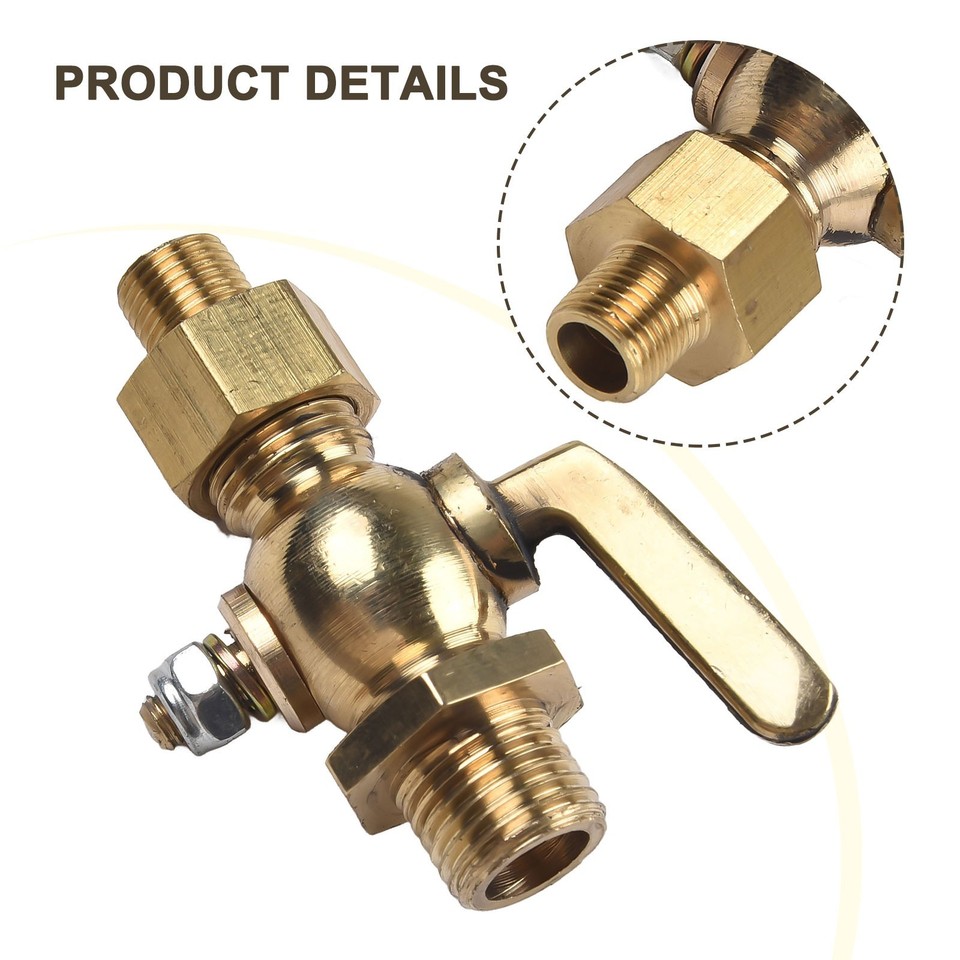 Brass Petcock 1/8"-1/4" Fuel Tap Suitable For Vintage Motorcycles High ...