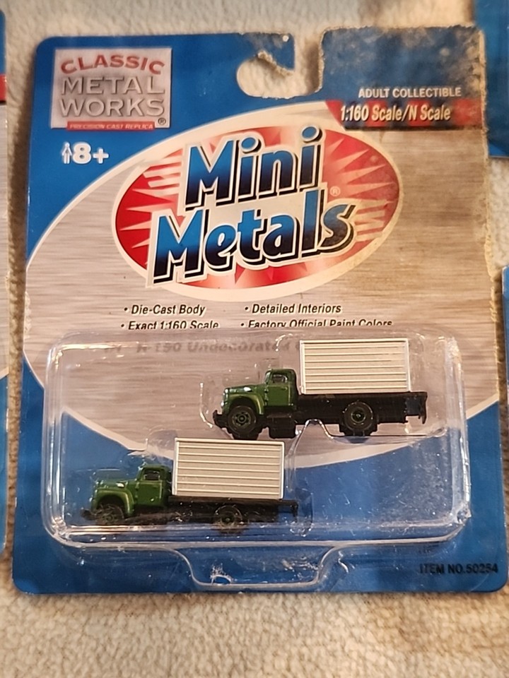 Classic Metal Works Lot of 7 Mini Metals N Scale Santa Fe Ford ...