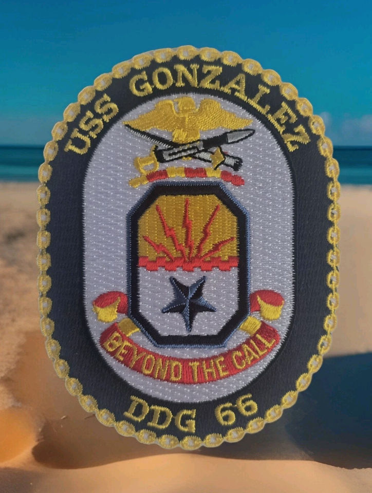 US Navy Patch USS Gonzalez DDG 66 Sew On | eBay