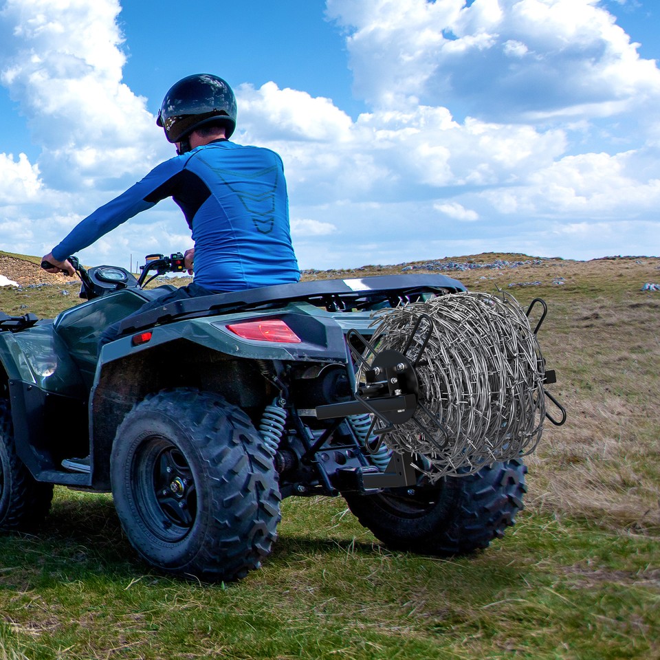 Barbed Wire Unroller Bolt On ATV / 2" Receiver Hitch Compatible and for ...