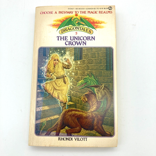 Dragontales #5 The Unicorn Crown 1st Edition Printing 1984 SIGNET CYOA ...