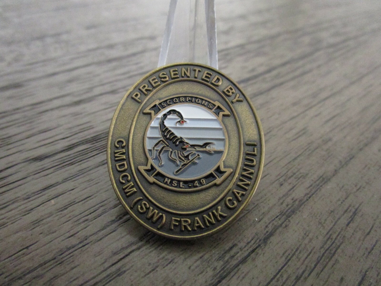 Helicopter Maritime Strike Squadron HSM 49 Scorpions USN CMDCM ...