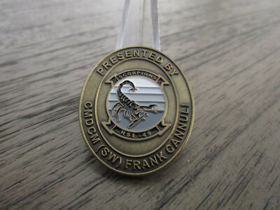 Helicopter Maritime Strike Squadron HSM 49 Scorpions USN CMDCM ...