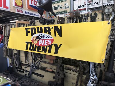 Four’n’Twenty Pies Banner New Repro | eBay Australia
