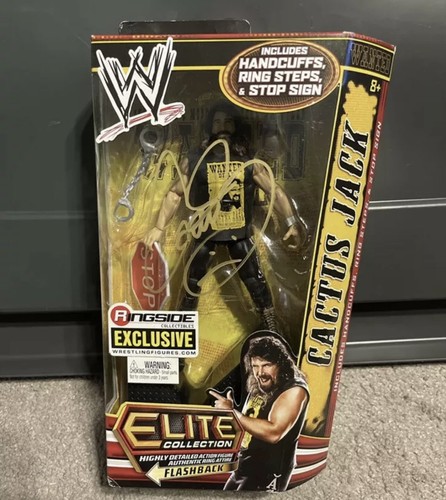 WWE Elite Cactus Jack Flashback Ringside Exclusive Autographed Mick ...