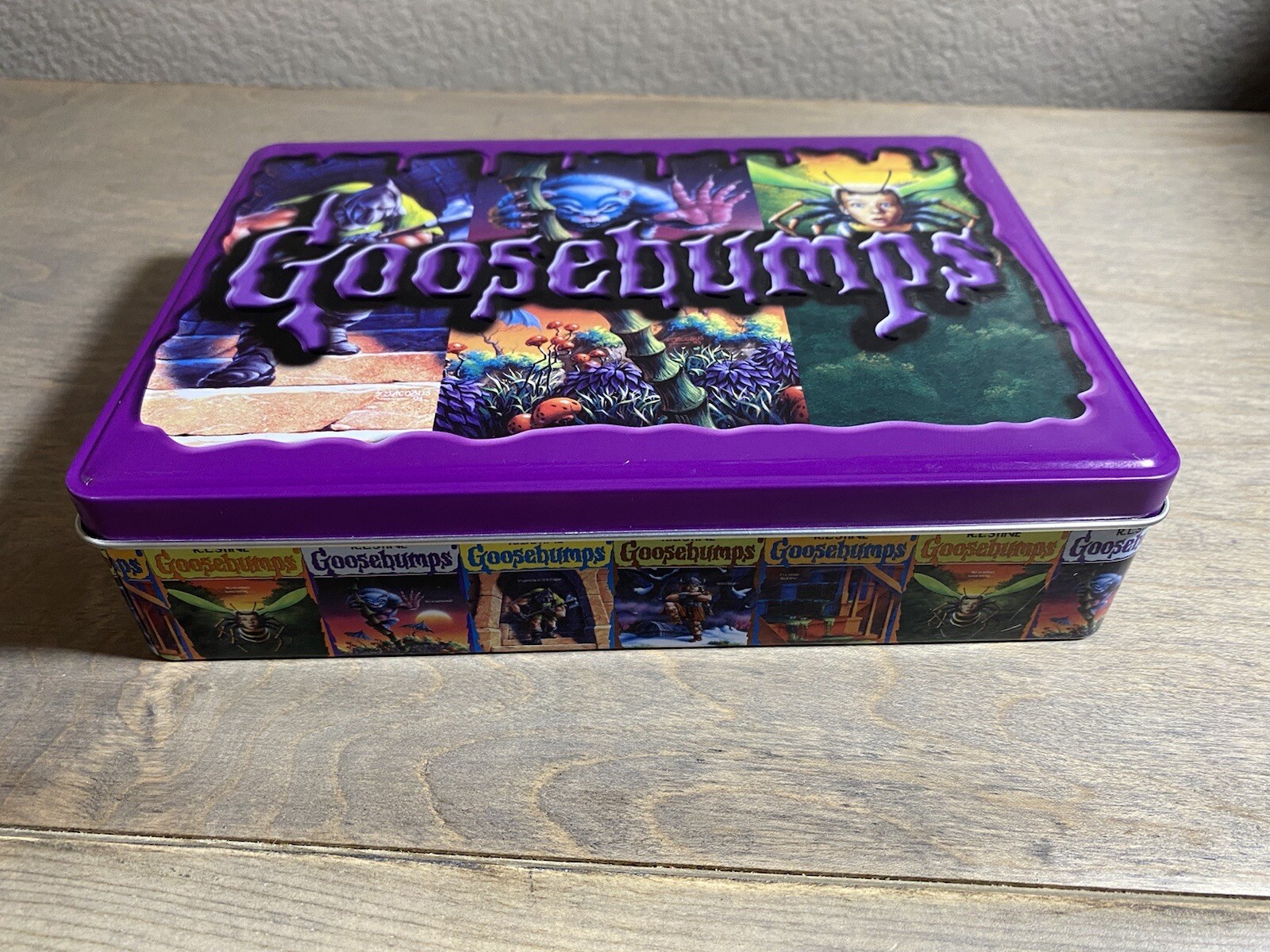 GOOSEBUMPS Retro Scream Tin Box 25th Anniversary Collector 5 Books Good ...