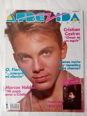 CRISTIAN CASTRO ATREVIDA MEXICAN MAGAZINE MEXICO SPANISH JUNE 1992 | eBay