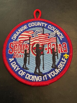 Scout O Rama 2011 Boy Scouts Of America Embroidered Patch Orange County ...