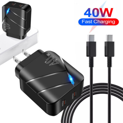PD 65W Fast Charger Power Adapter & Cable For Samsung Galaxy Tab A9+ A9 ...