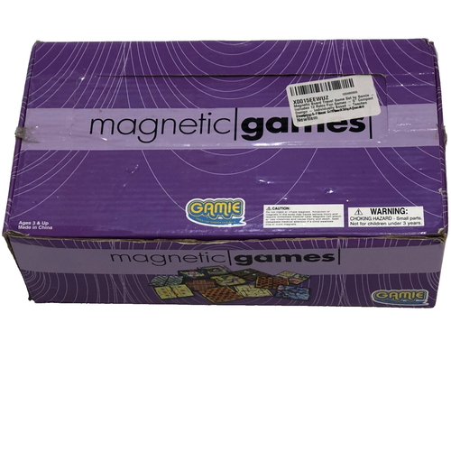 Gamie Retro Boxed Games (12) Travel Set Age 3+ 5 Magnetic Games Compact ...