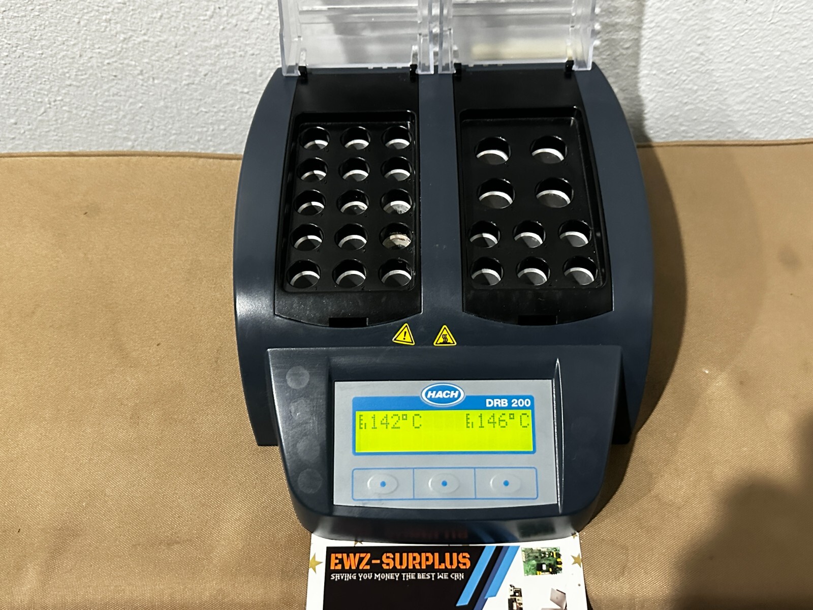 NICE HACH DRB200 DIGITAL REACTOR BLOCK TWO HEATING BLOCK BAY TESTED FOR ...