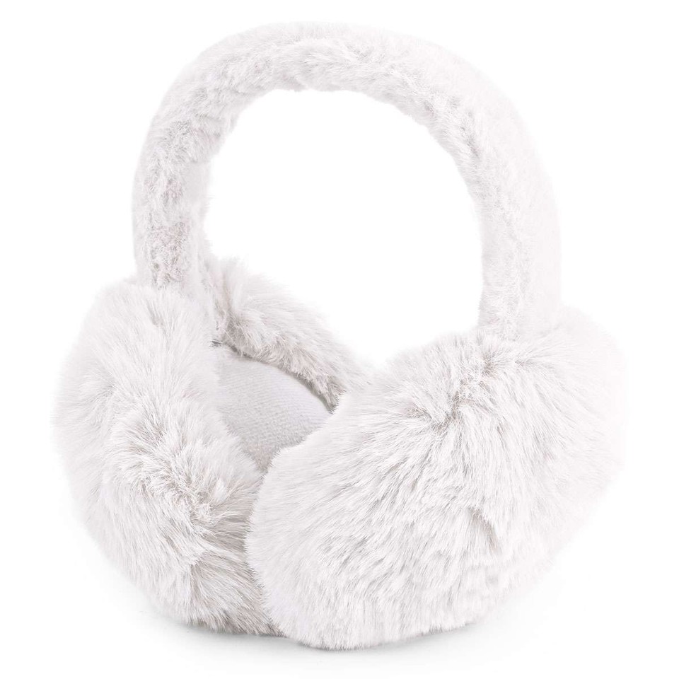 Men Women Foldable Ear Muffs Winter Ear Warmers Fluffy Earwarmer Soft ...